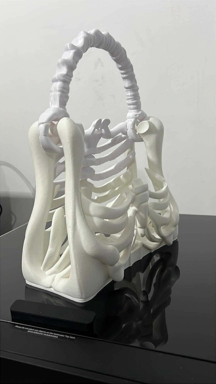 3D Printed Skeleton Bone Bag,Spooky Skeleton Hand Purse,Halloween ...
