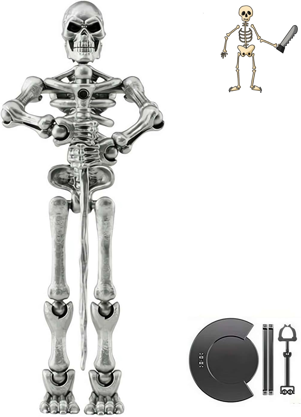 3D Printed Skeleton Man, T13 Action Figures, Realistic 3D Printed ...