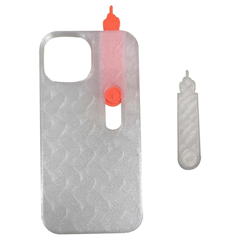 3D Printed Sliding Middle Finger Phone Case Toy Friendly Models y ...