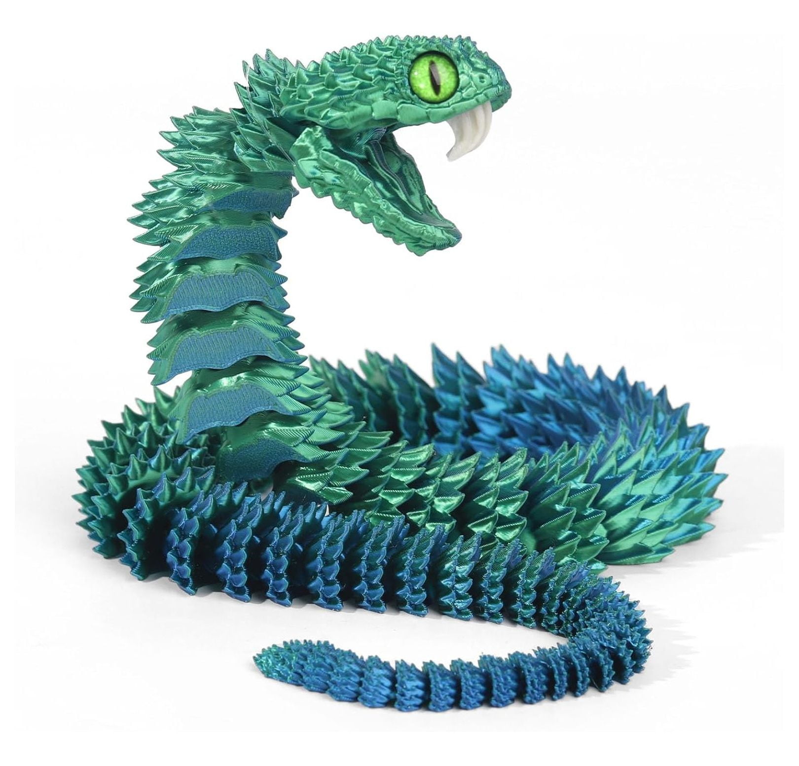 3D Printed Snake 3D Printed Animals 3D Printed Articulated Snake A ...