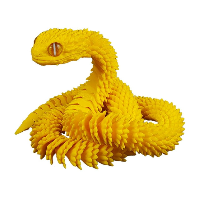 3D Printed Snake,3D Printed Animals,Like Movable Snake Realistic ...