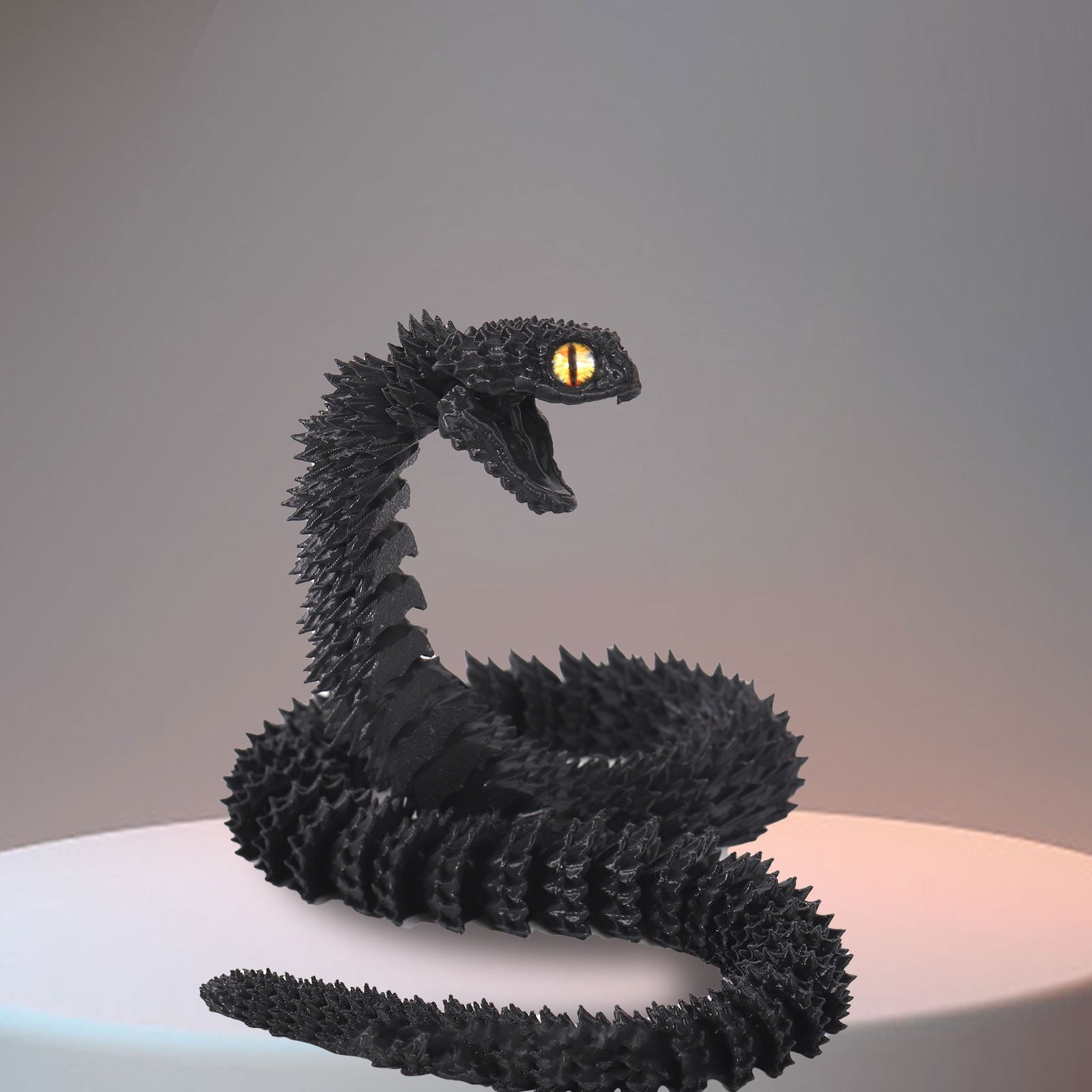 3D Printed Snake,3D Printed Fidget Animals Toys,Articulated Flexible ...