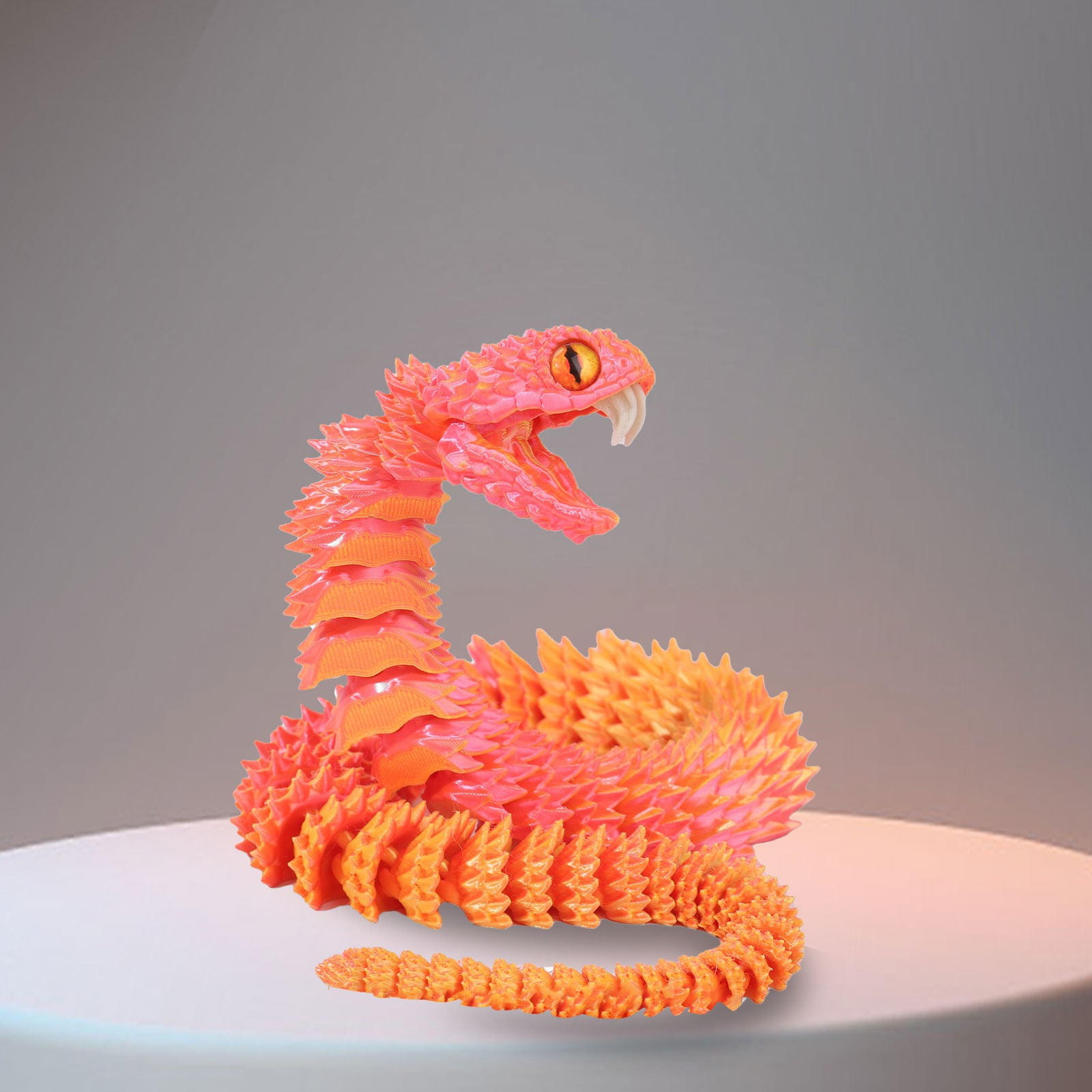 3D Printed Snake,3D Printed Fidget Animals Toys,Articulated Flexible ...