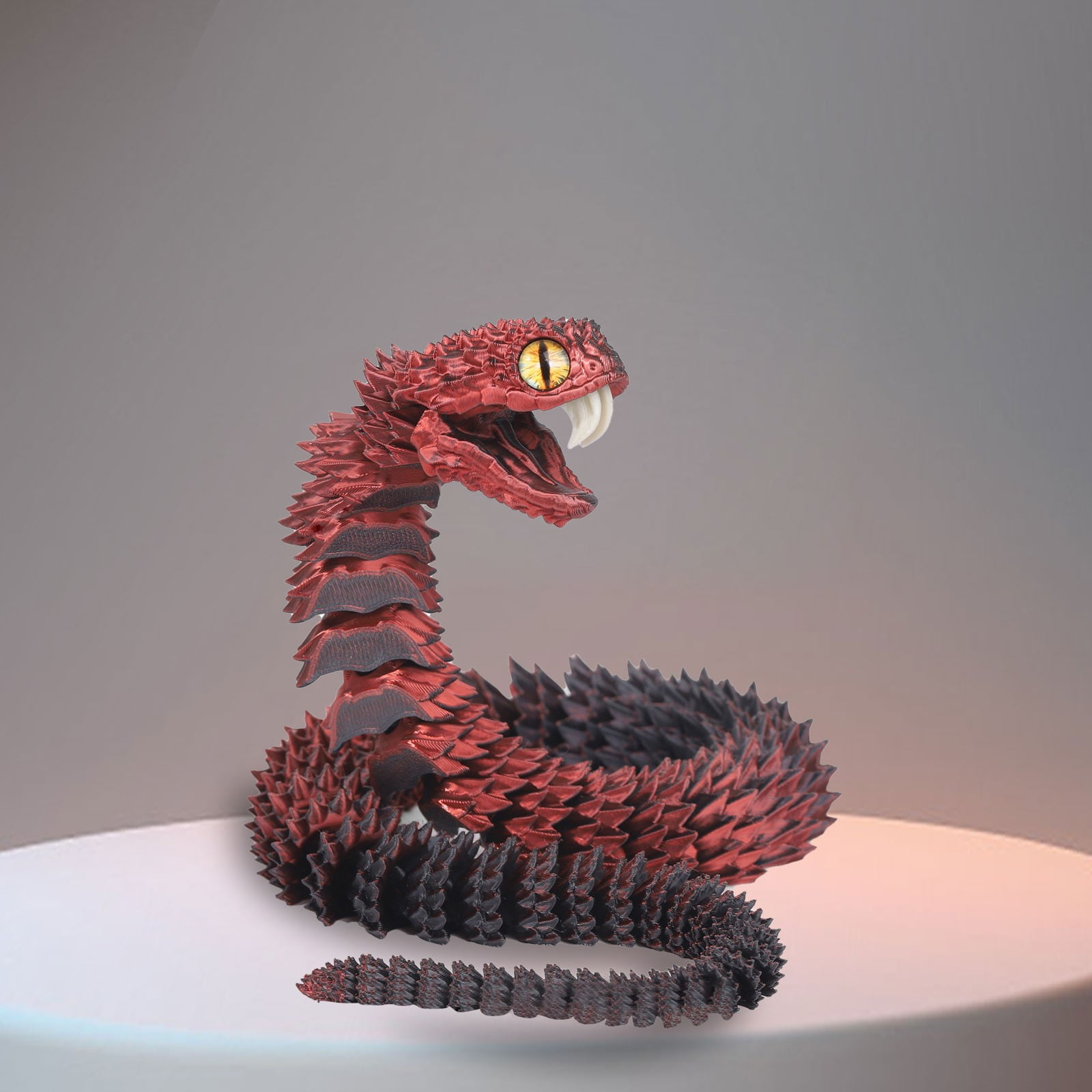 3D Printed Snake,3D Printed Fidget Animals Toys,Articulated Flexible ...
