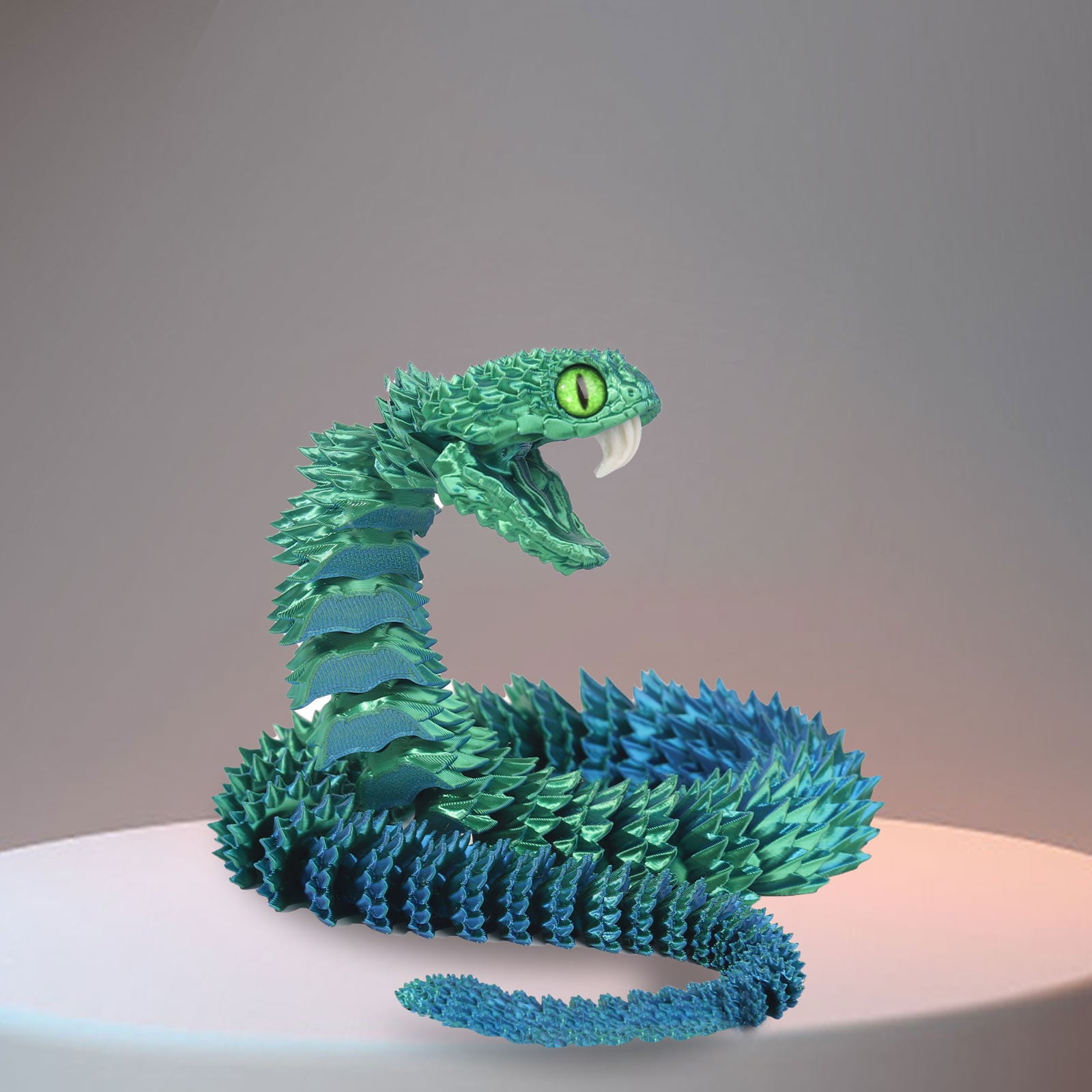 3D Printed Snake,3D Printed Fidget Animals Toys,Articulated Flexible ...