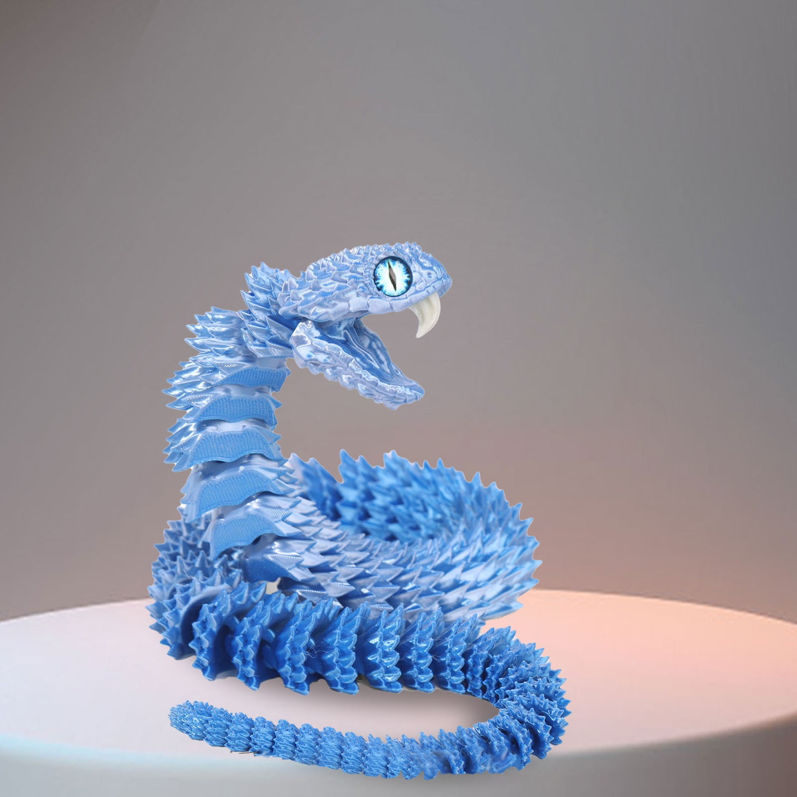 3D Printed Snake,3D Printed Fidget Animals Toys,Articulated Flexible ...