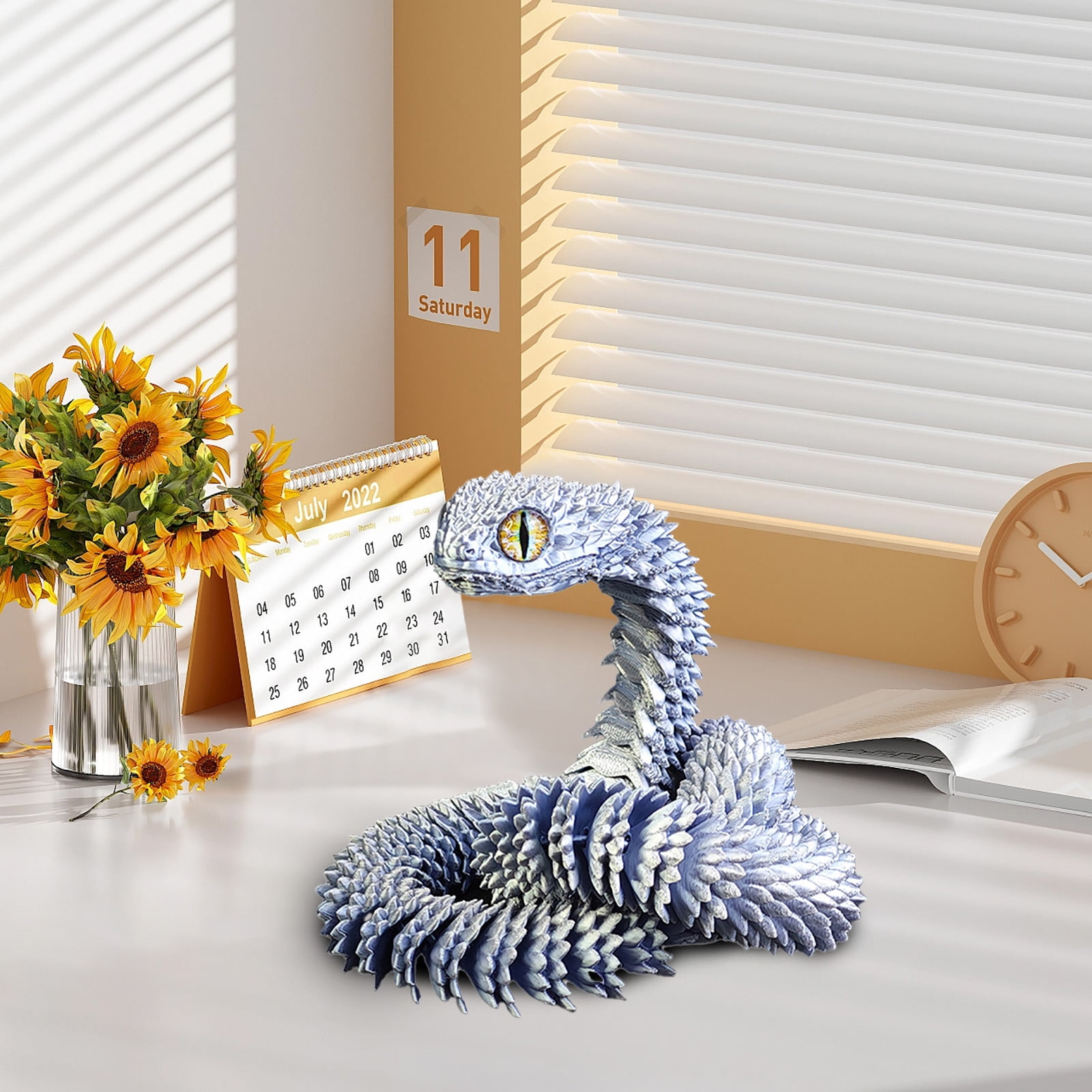 3D Printed Snake 3D Printed Animals 3D Printed Articulated Snake Toys ...