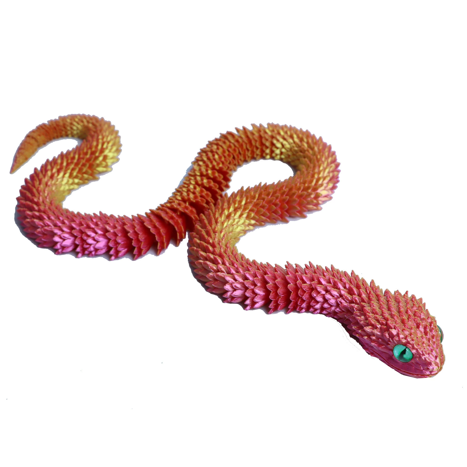 3d Snake 3D Printed Animal Set - Articulated Flexible Snake Toy, Fidget ...