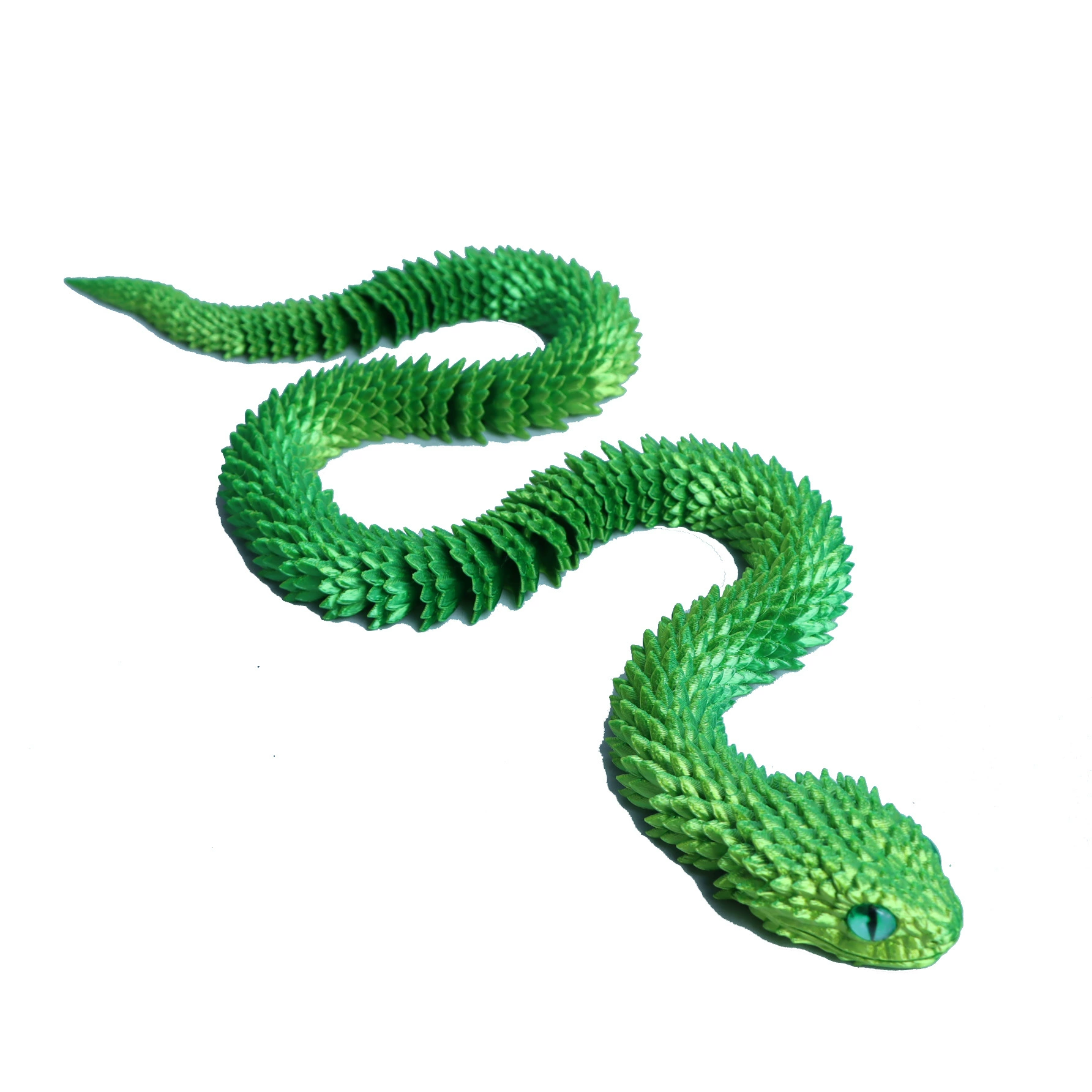 3D Printed Snake Animals Toys, Articulated Flexible 3D Printed Viper ...
