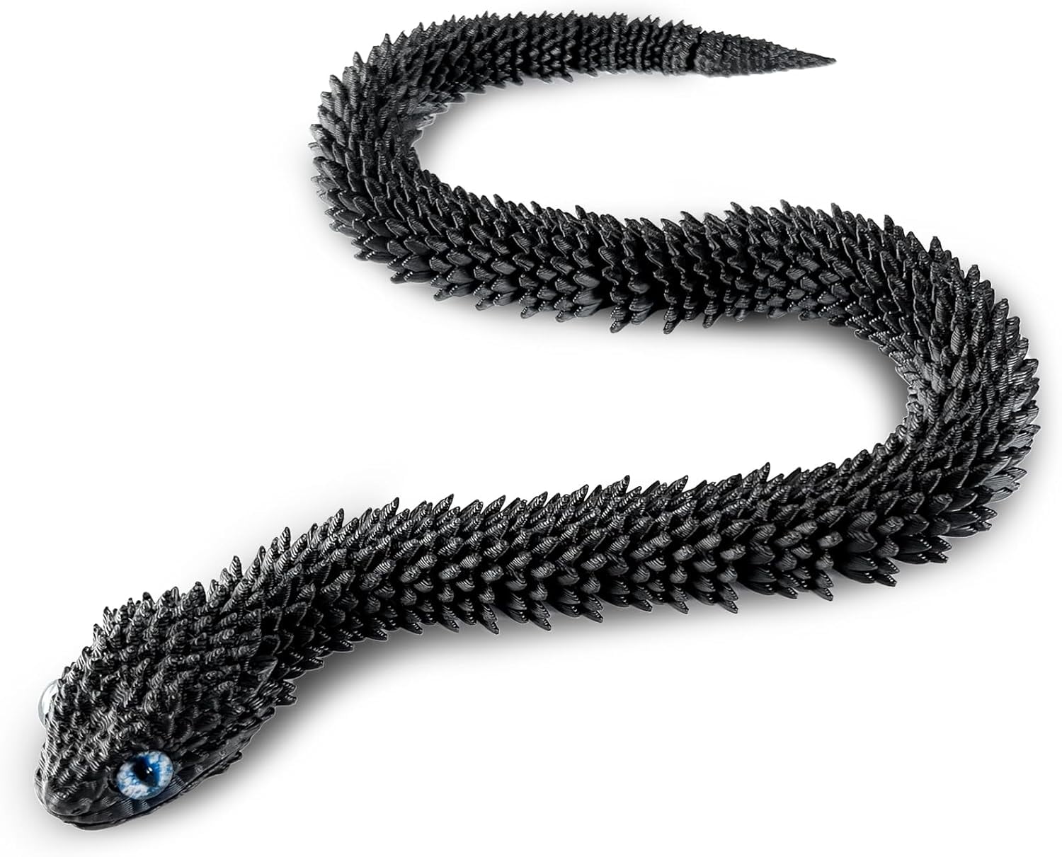 3D Printed Snake Animals Toys, Articulated Flexible 3D Printed Viper ...