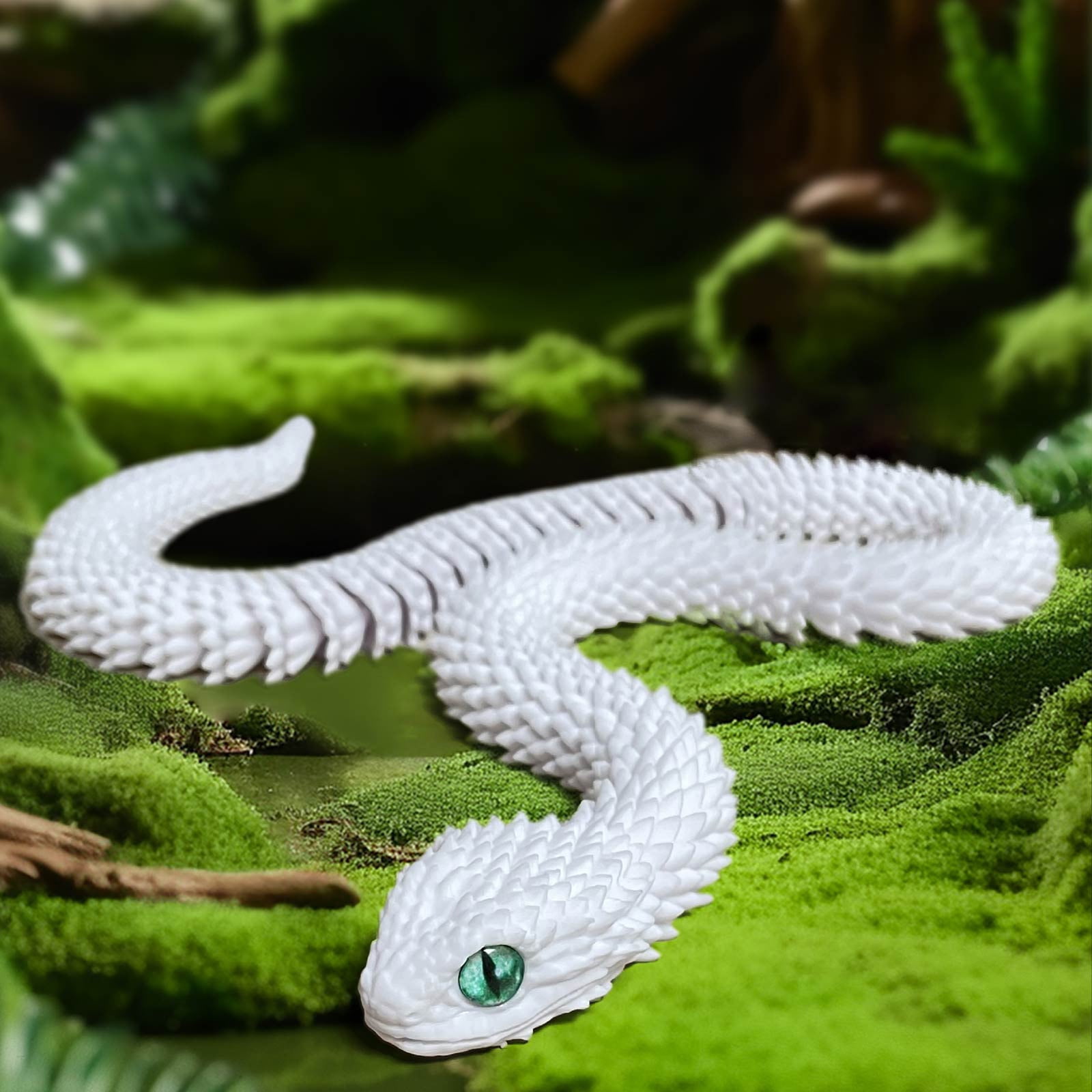 3D Printed Snake Animals Toys, Realistic Fake Snakes Toy, 3D Printed ...