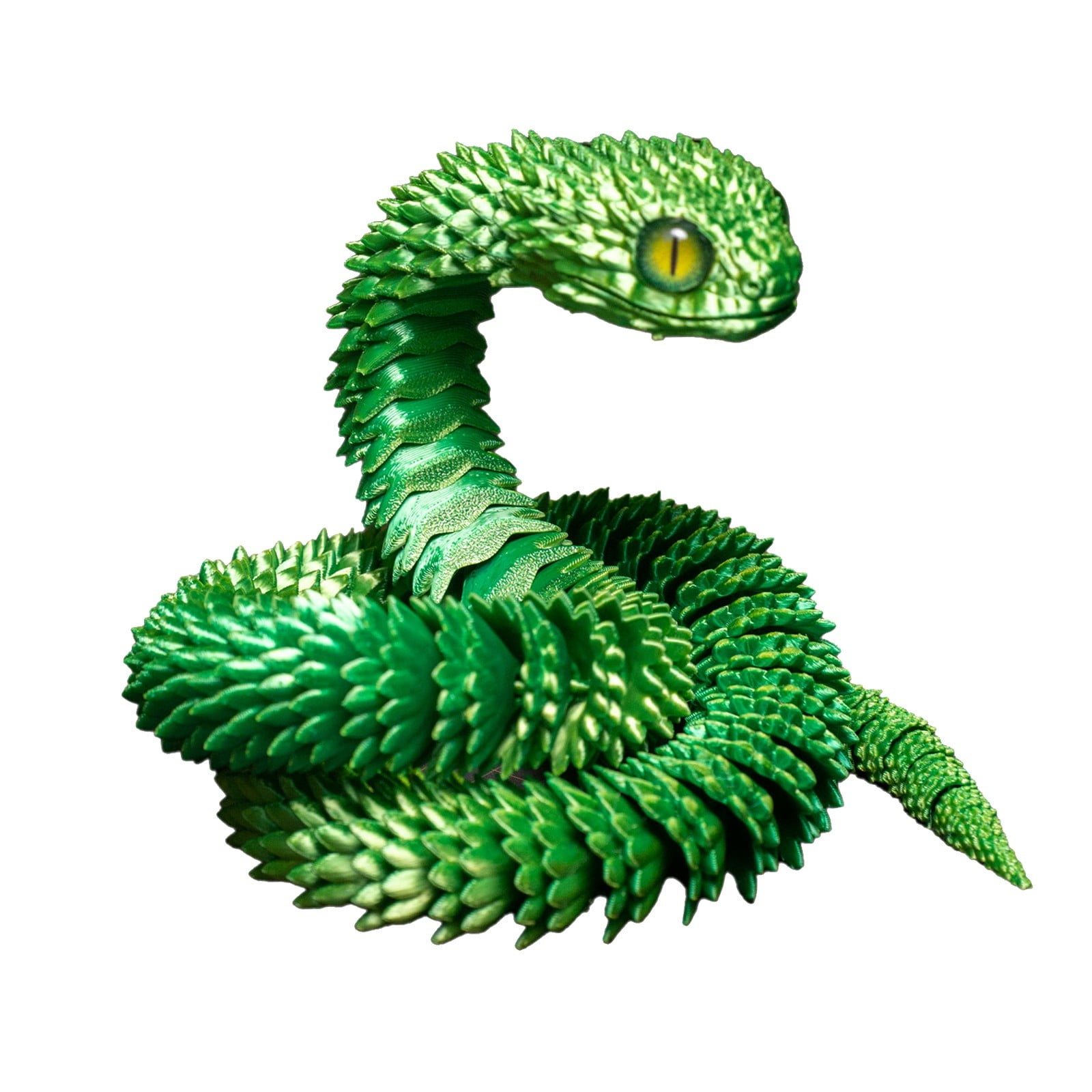 3D Printed Snake, Articulated Snake, Crystal Snake, SnakeFidget Toy ...