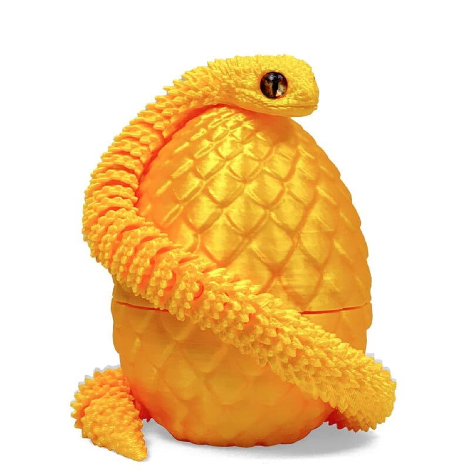 3D Printed Snake Eggs, Fascinating 3D Animals Snake, 3D Printed Animals ...
