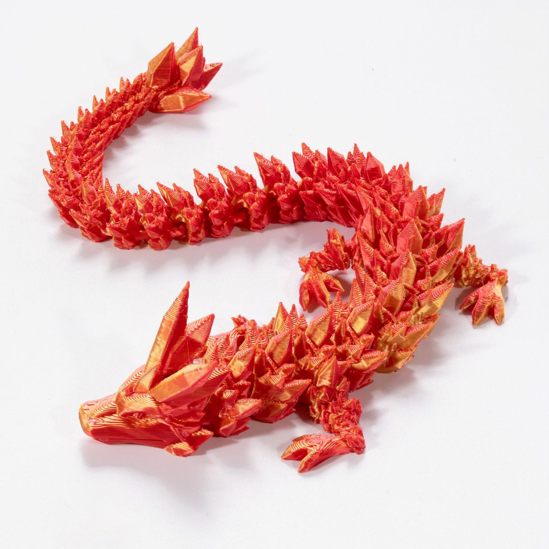 3D Printed Snake Movable Joint Simulation Snake Figurine Creative Home ...
