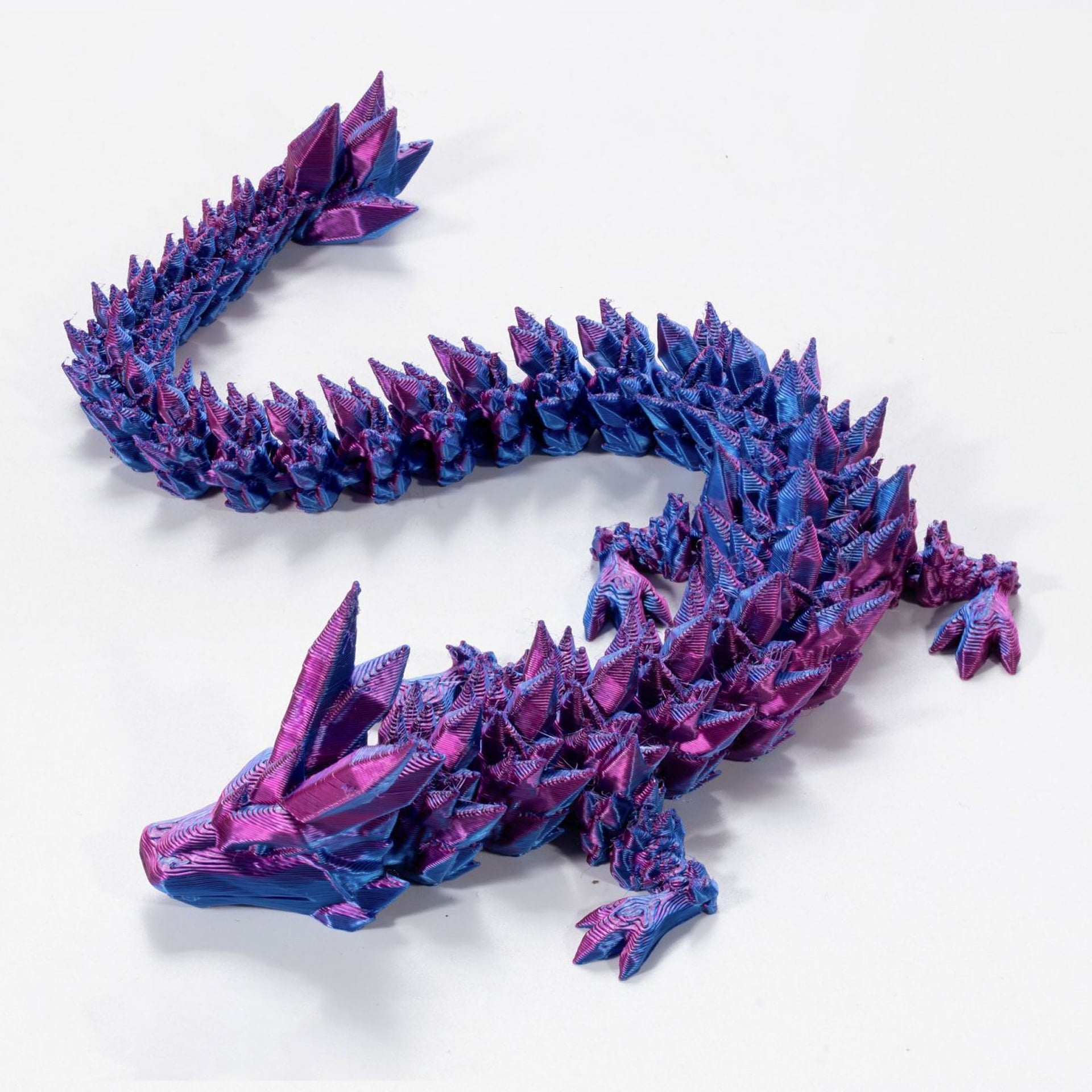 3D Printed Snake Movable Joint Simulation Snake Figurine Creative Home ...