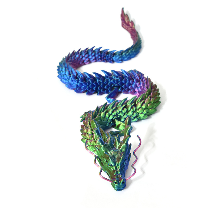 3D Printed Snake Movable Joint Simulation Snake Figurine Creative Home ...