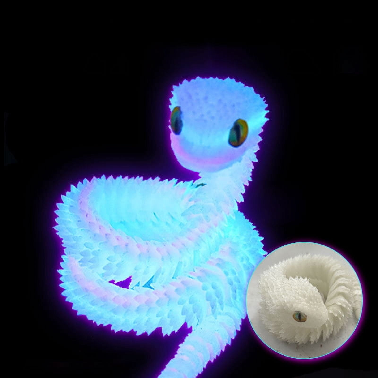 3D Printed Snake Movable Joint Simulation Snake Figurine Creative Home ...