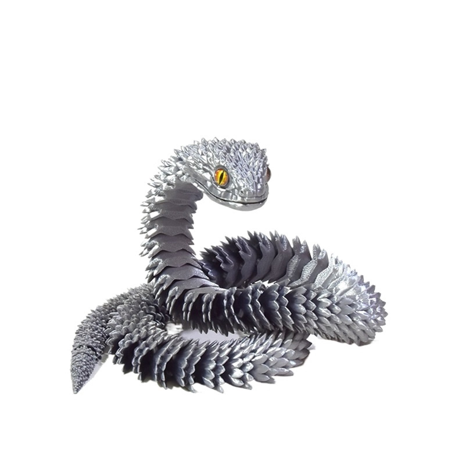 3D Printed Snake Multi-joint Realistic Snake Animals Model Desktop ...