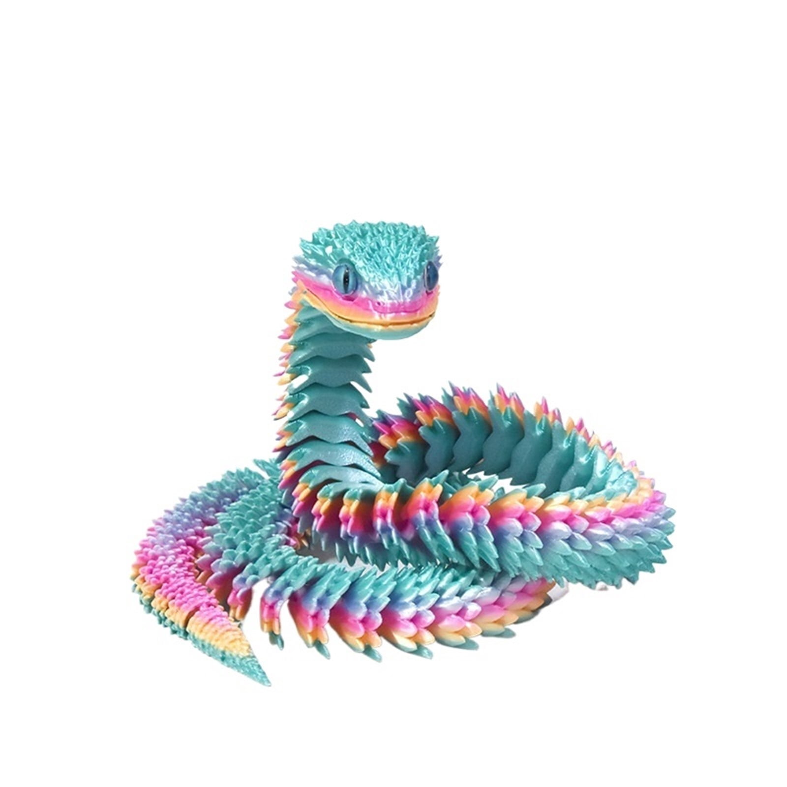 3D Printed Snake Multi-joint Realistic Snake Animals Model Desktop ...