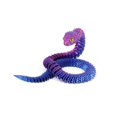 3D Printed Snake Realistic Snake Statue Movable Joint Simulation Desk ...