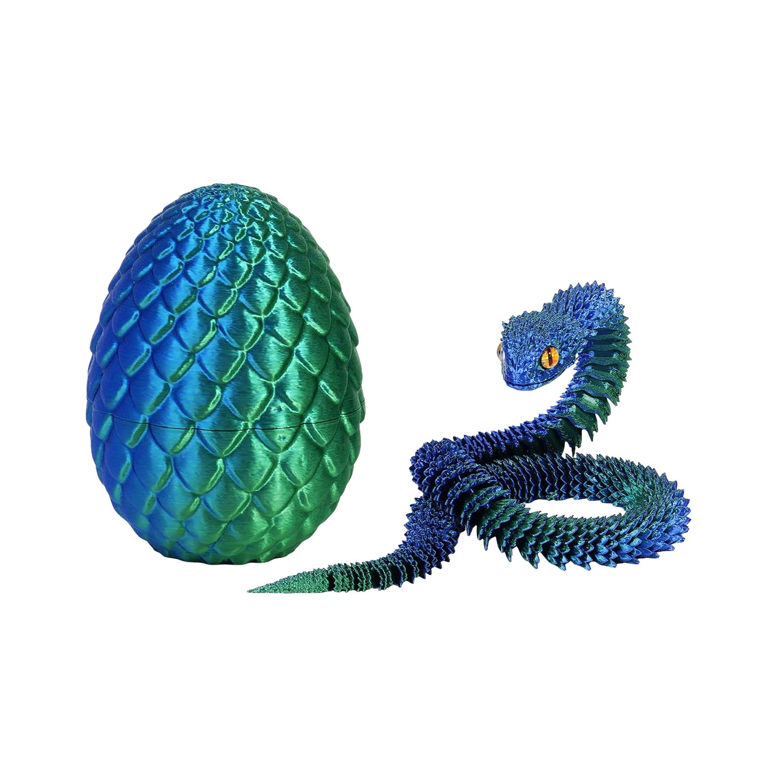 3D Printed Snake Set 3D Printed Snake Toys 3D Printed Snake Articulated ...