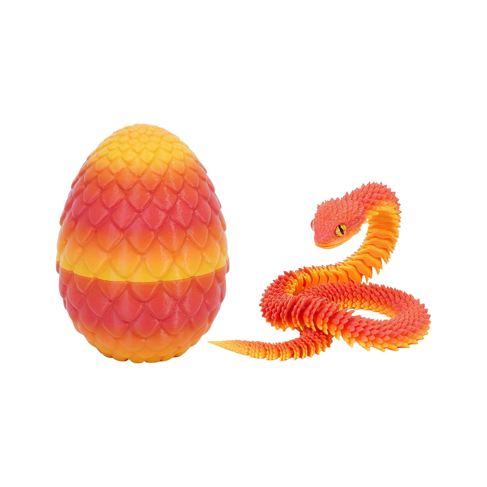 3D Printed Snake Set 3D Printed Snake Toys 3D Printed Snake Articulated ...