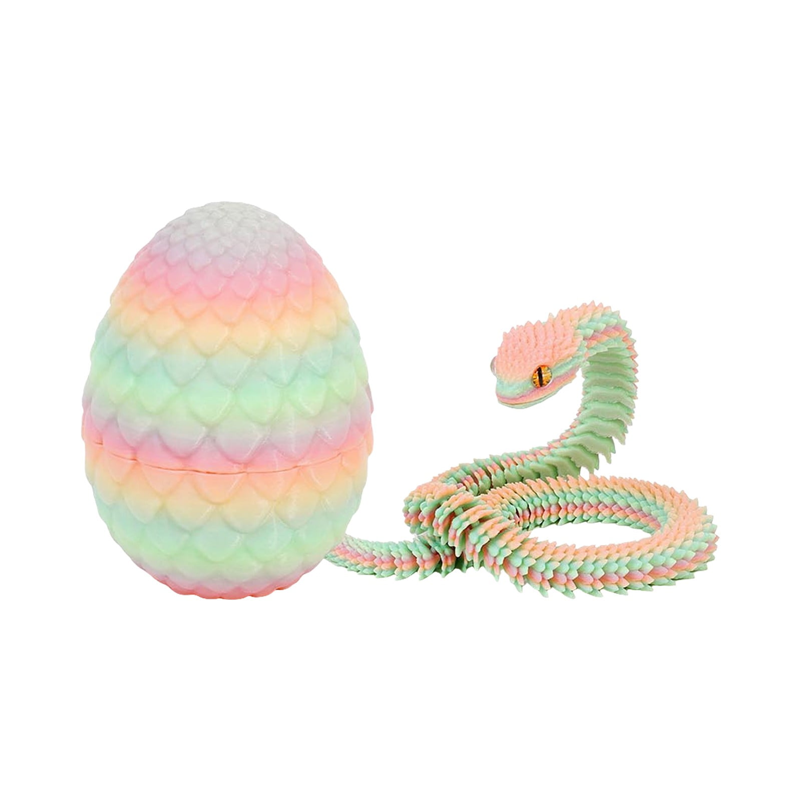 3D Printed Snake Set 3D Printed Snake Toys 3D Printed Snake Articulated ...