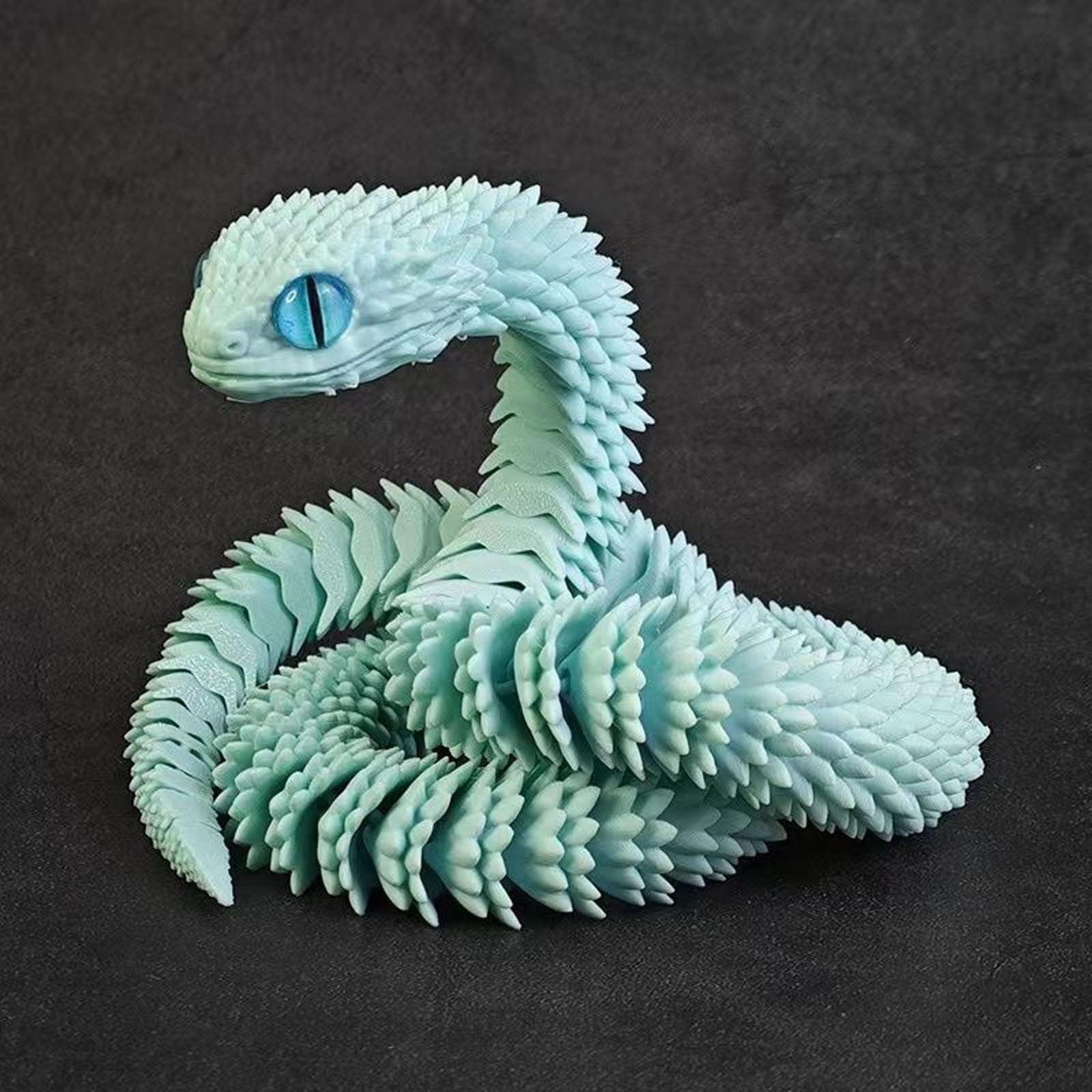 3D Printed Snake Toys 23.6in 3D Printed Articulated Flexible Toy 3D ...