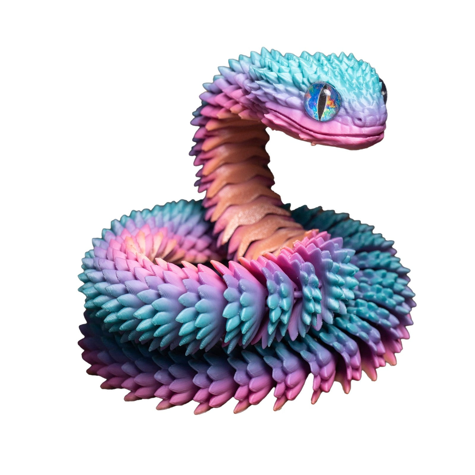 3D Printed Snake Toys 3D Printed Animals Set 3D Printed Snake Toys ...