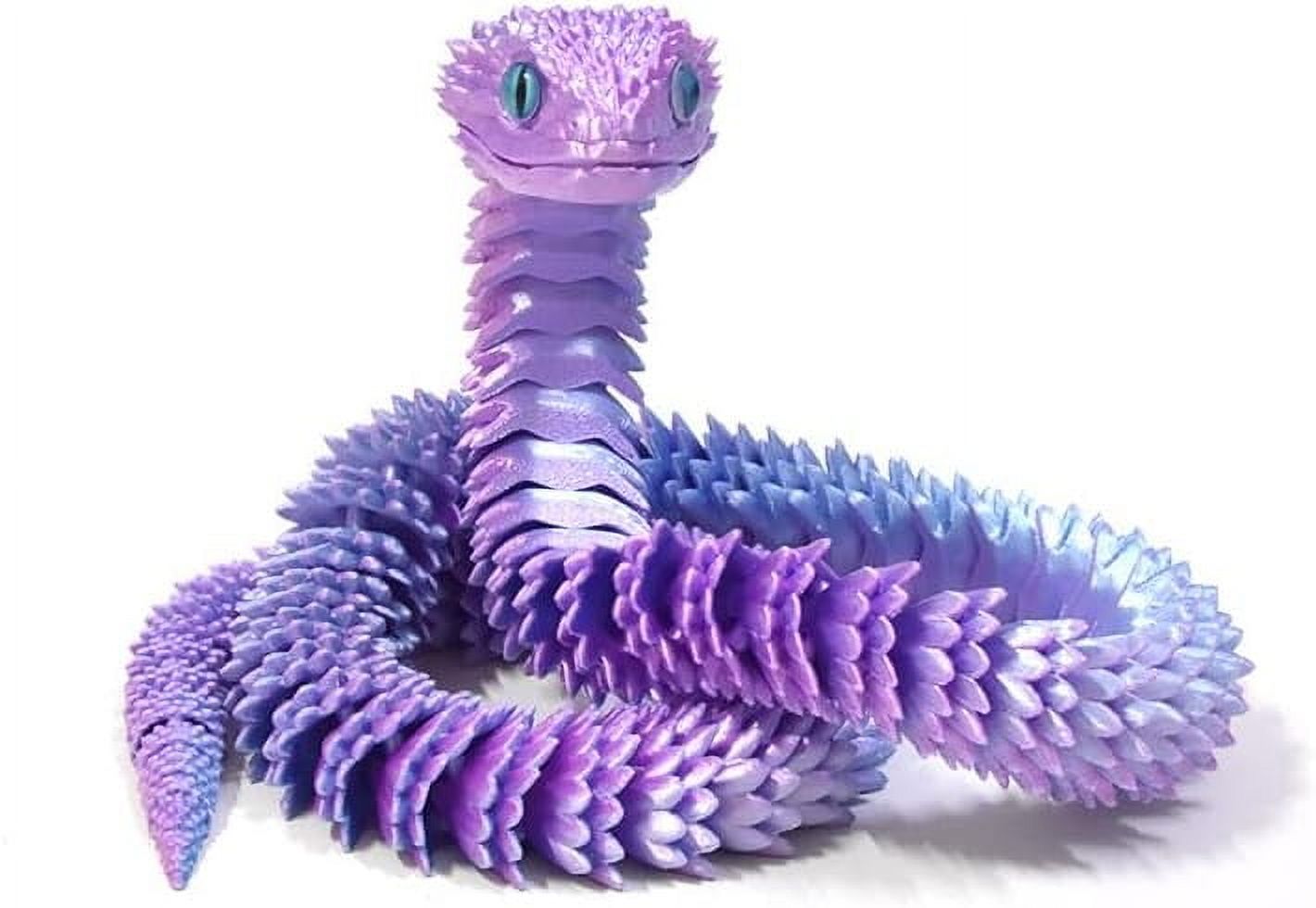 3D Printed Snake Toys 3D Printed Animals Snake Pet Movable Joint Exquisite Cute Pet Toy Adults ...