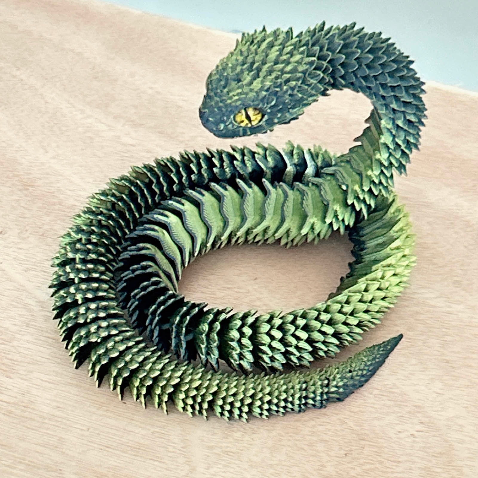 3D Printed Snake Toys 3D Printed Articulated Flexible Toy Creative ...