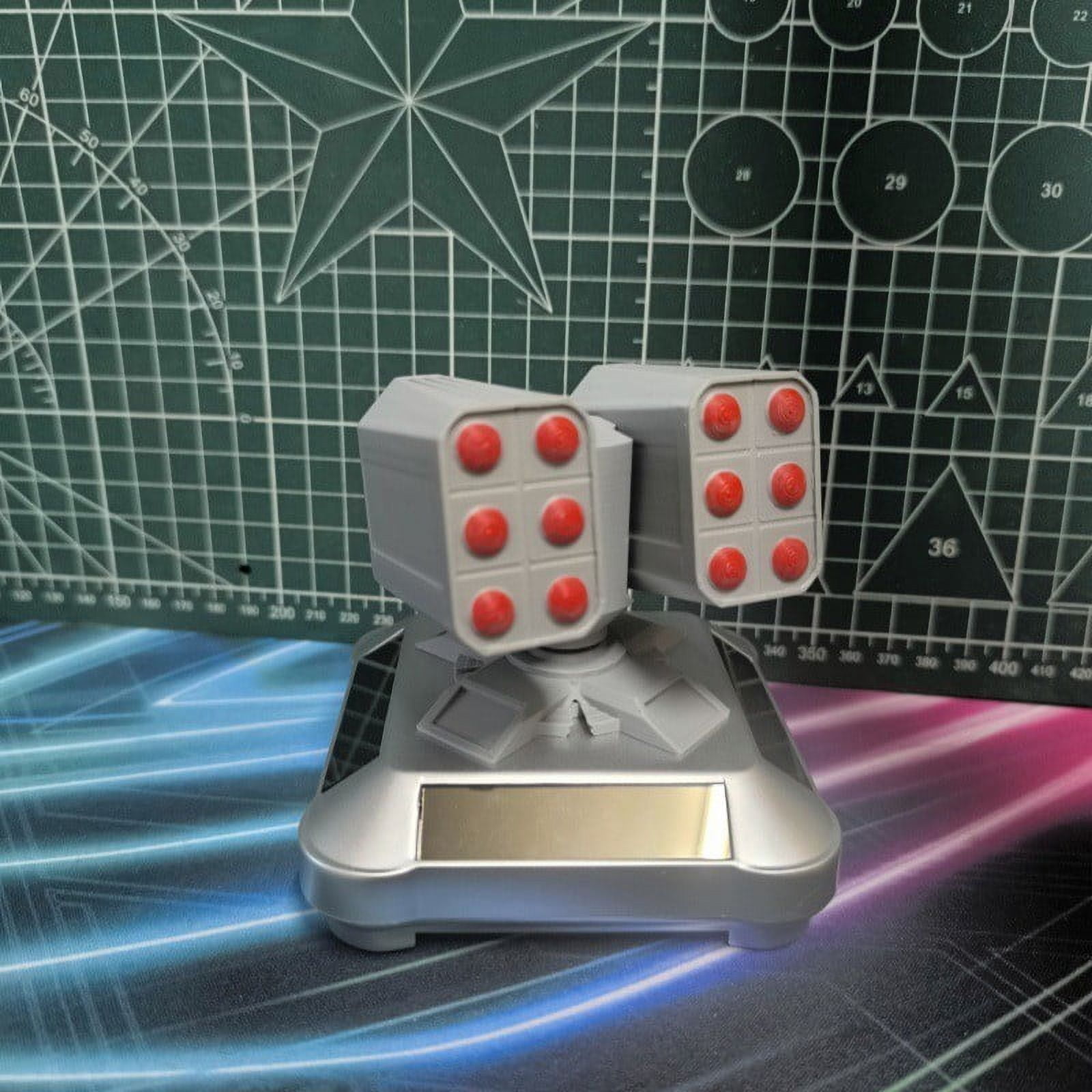 3D-Printed Solar-Powered Military Model Rotating Ornament, 3D Military ...