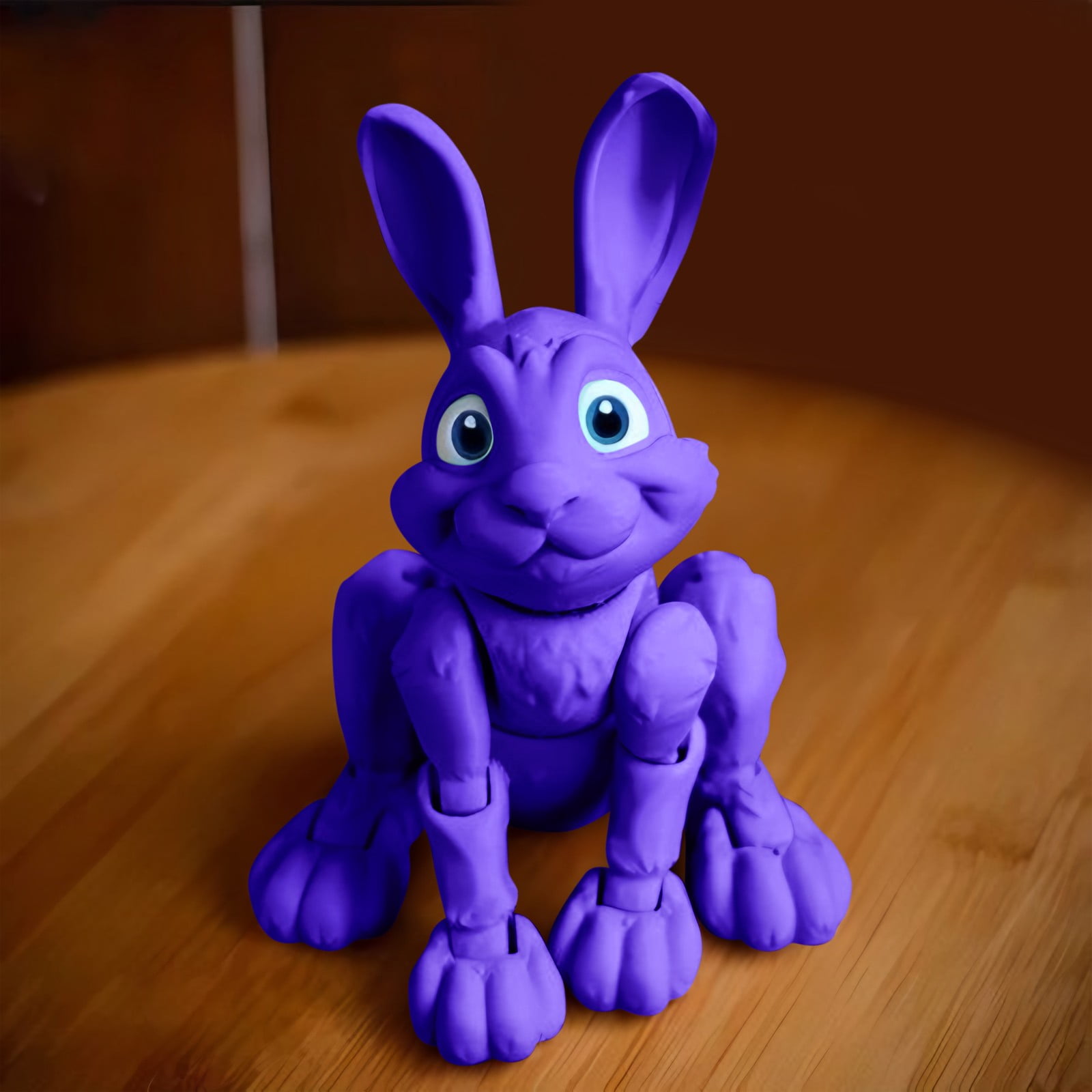 3D Printed Solid Color Toy Model Ornament Toy Cute Movable Model ...