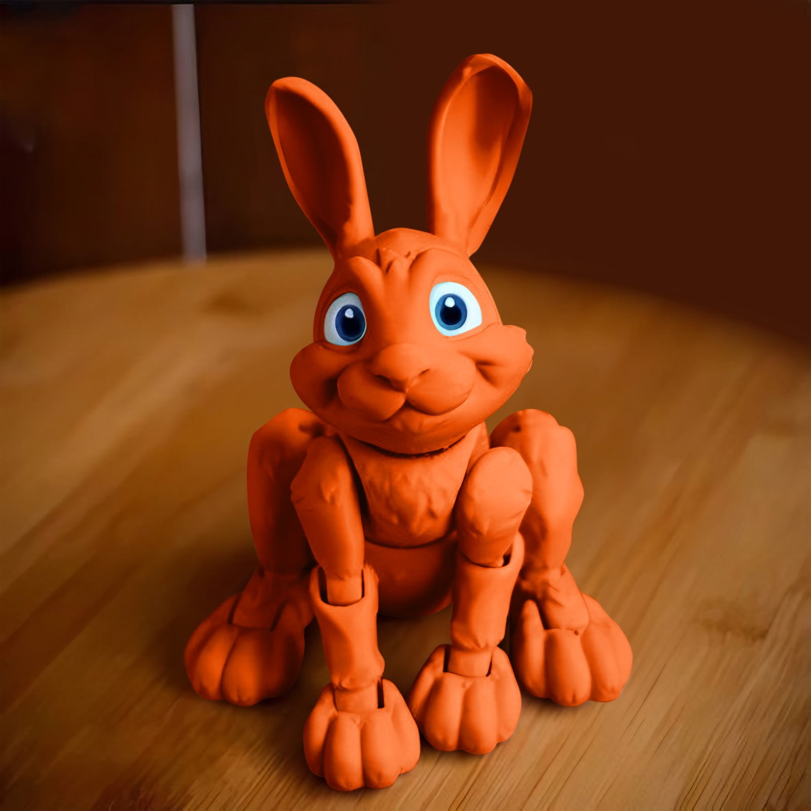 3D Printed Solid Color Toy Model Ornament Toy Cute Movable Model ...