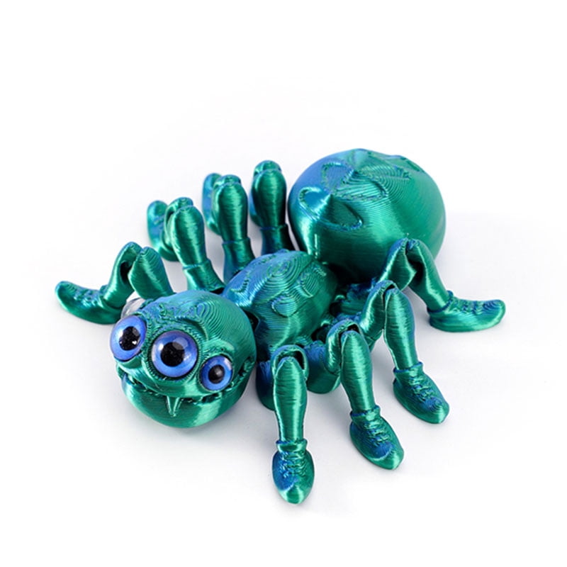 3D Printed Spider Animals Toy Realistic Colorful Spider Figurine ...