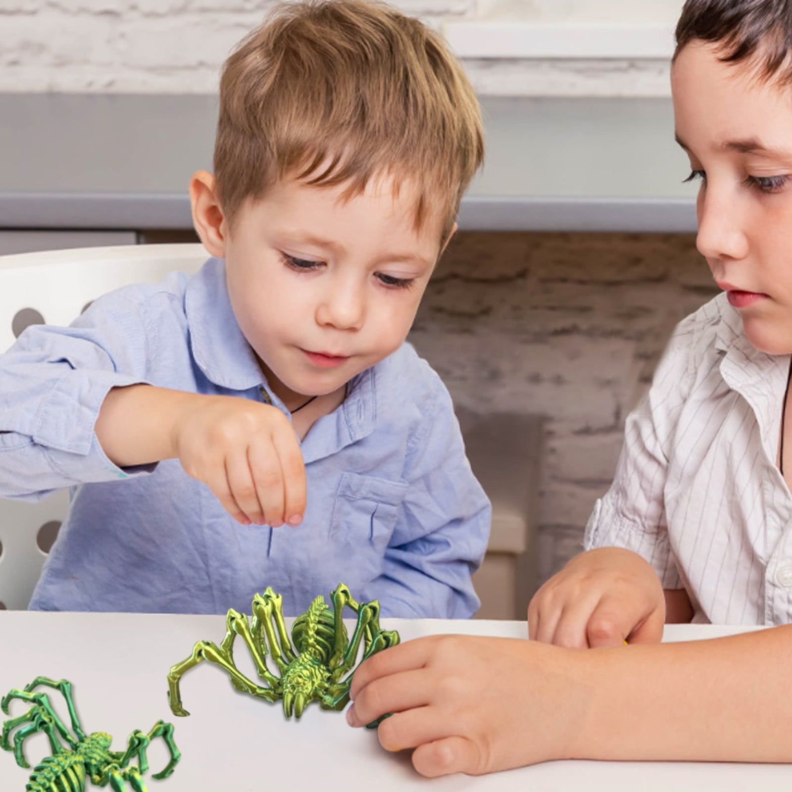 3D Printed Spider Fidget Toys,Articulated Fake Spider Figures Party ...