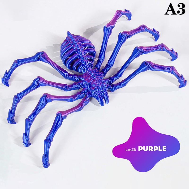 3D Printed Spider Simulation Toy Movable Retractable Joints Creative ...