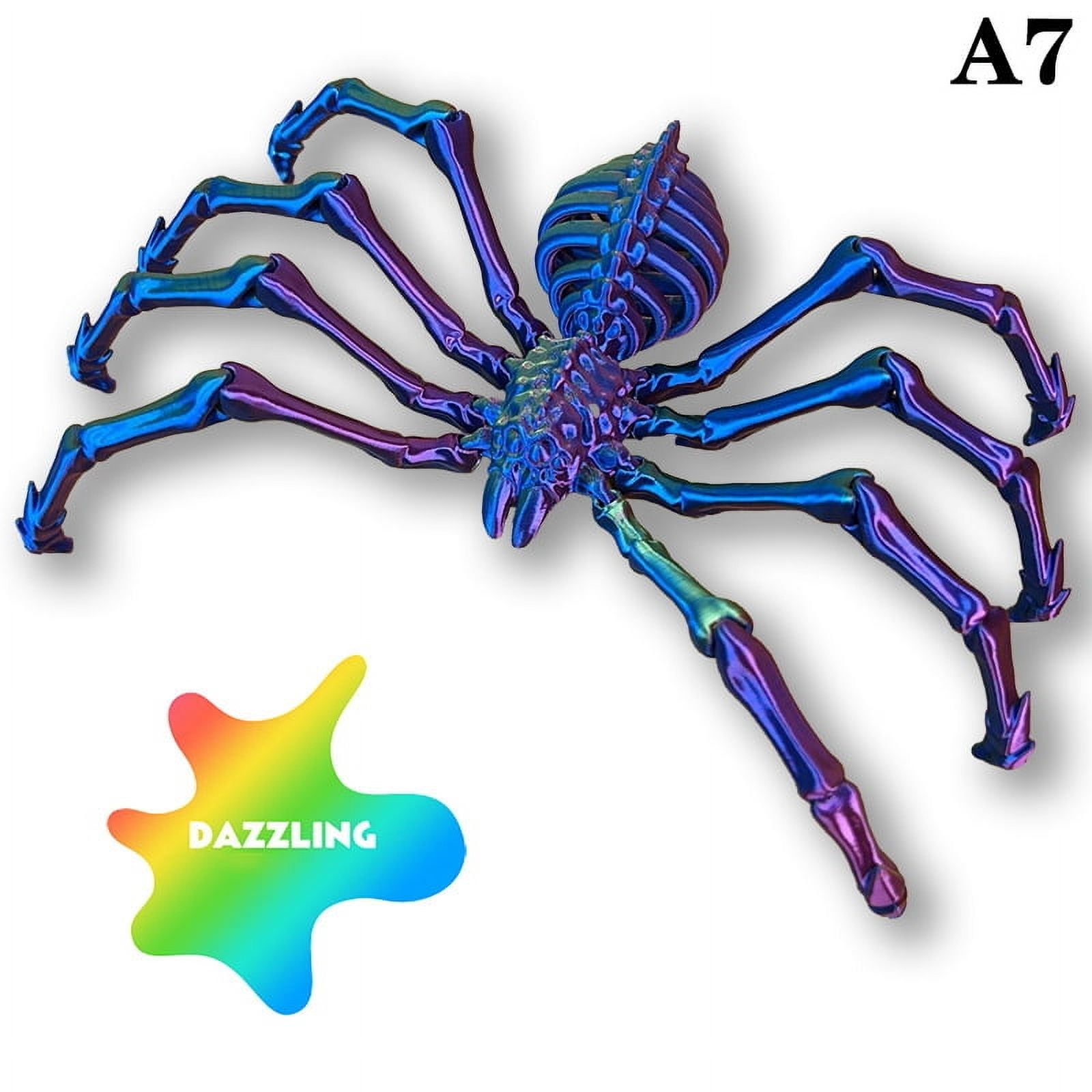 3D Printed Spider Simulation Toy Movable Retractable Joints Creative ...