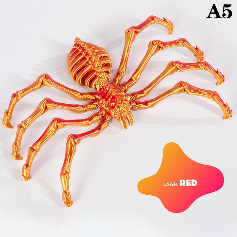 3D Printed Spider Simulation Toy Movable Retractable Joints Creative ...