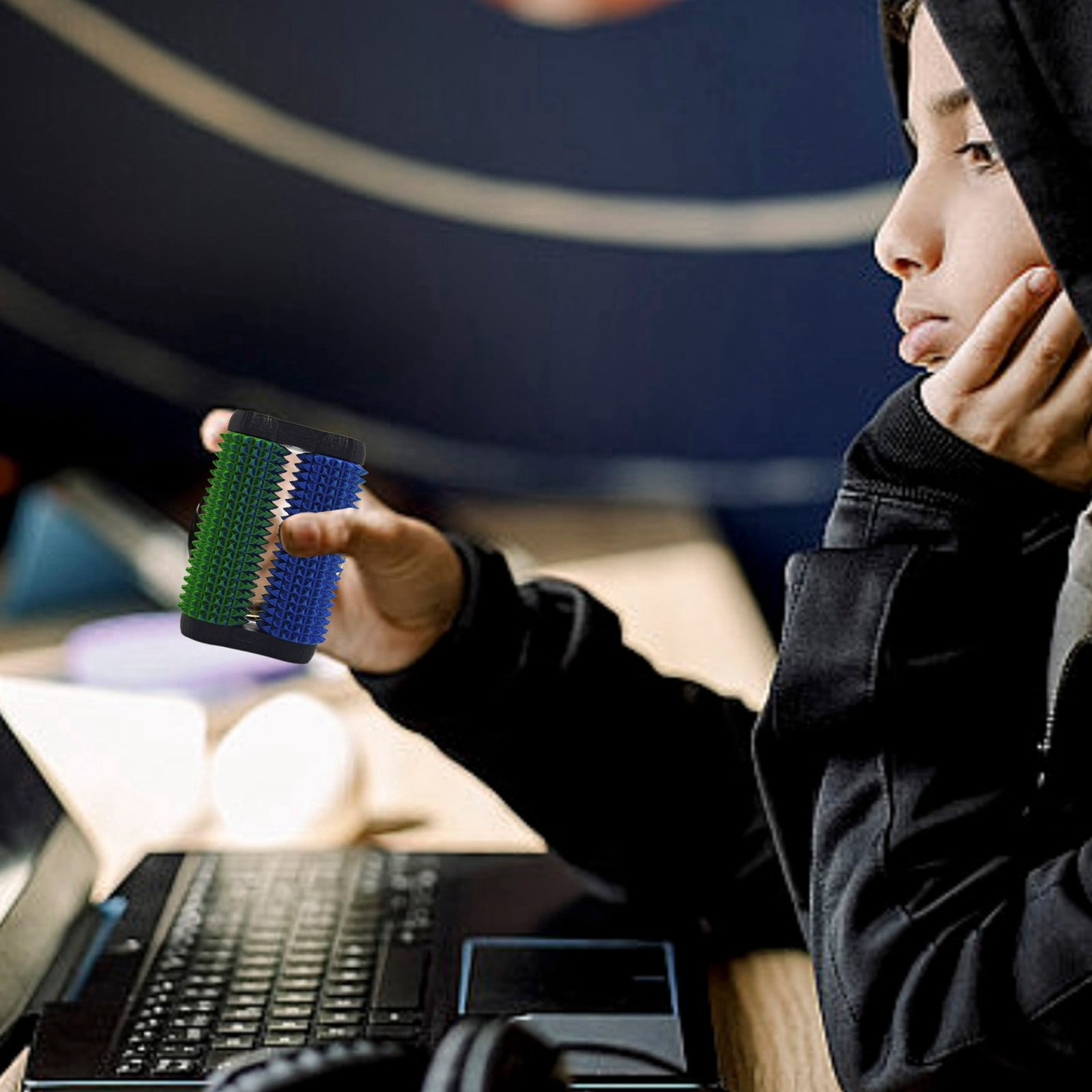 3D Printed Spiky Roller Toy Slow Rising Stress Sensory Play For ...