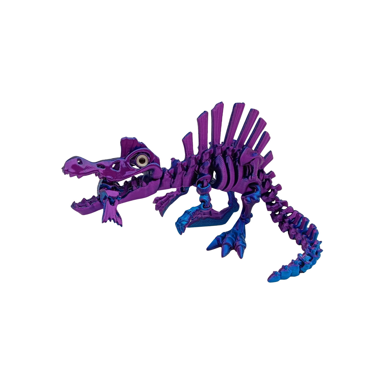 3D Printed Spinosaurus Skeleton Model with Movable Joints, Large 23Cm ...