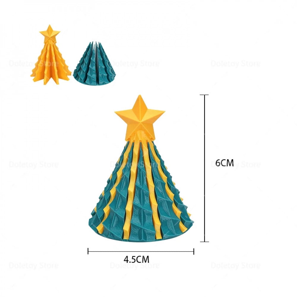 3D Printed Spiral Cone Toy Impossible Pyramid Christmas Tree ...