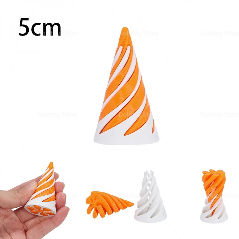 3D Printed Spiral Cone Toy Impossible Pyramid Christmas Tree ...