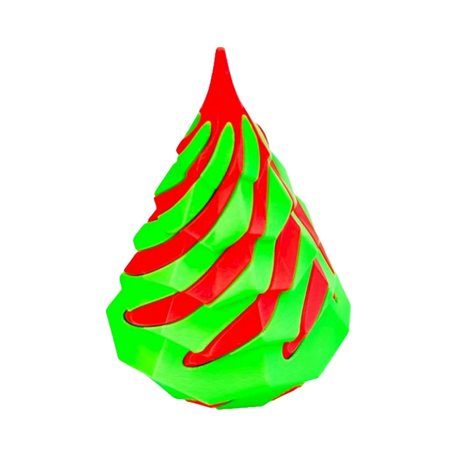 3D Printed Spiral Cone Toy, Pass Through Pyramid Fidget Toy Sensory ...