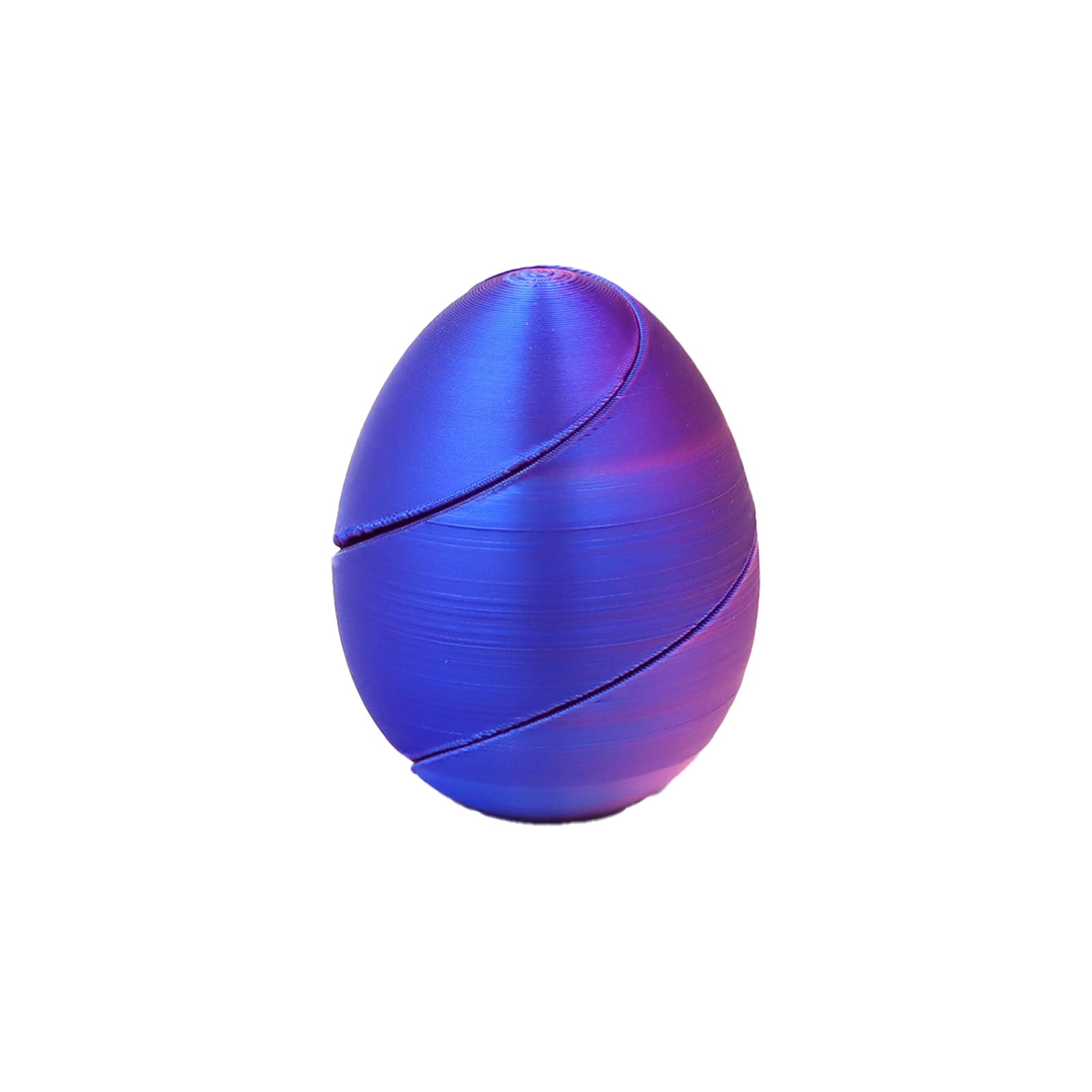 3D Printed Spiral Egg Fidget Toy – Easter Egg for Relaxation, Anxiety ...