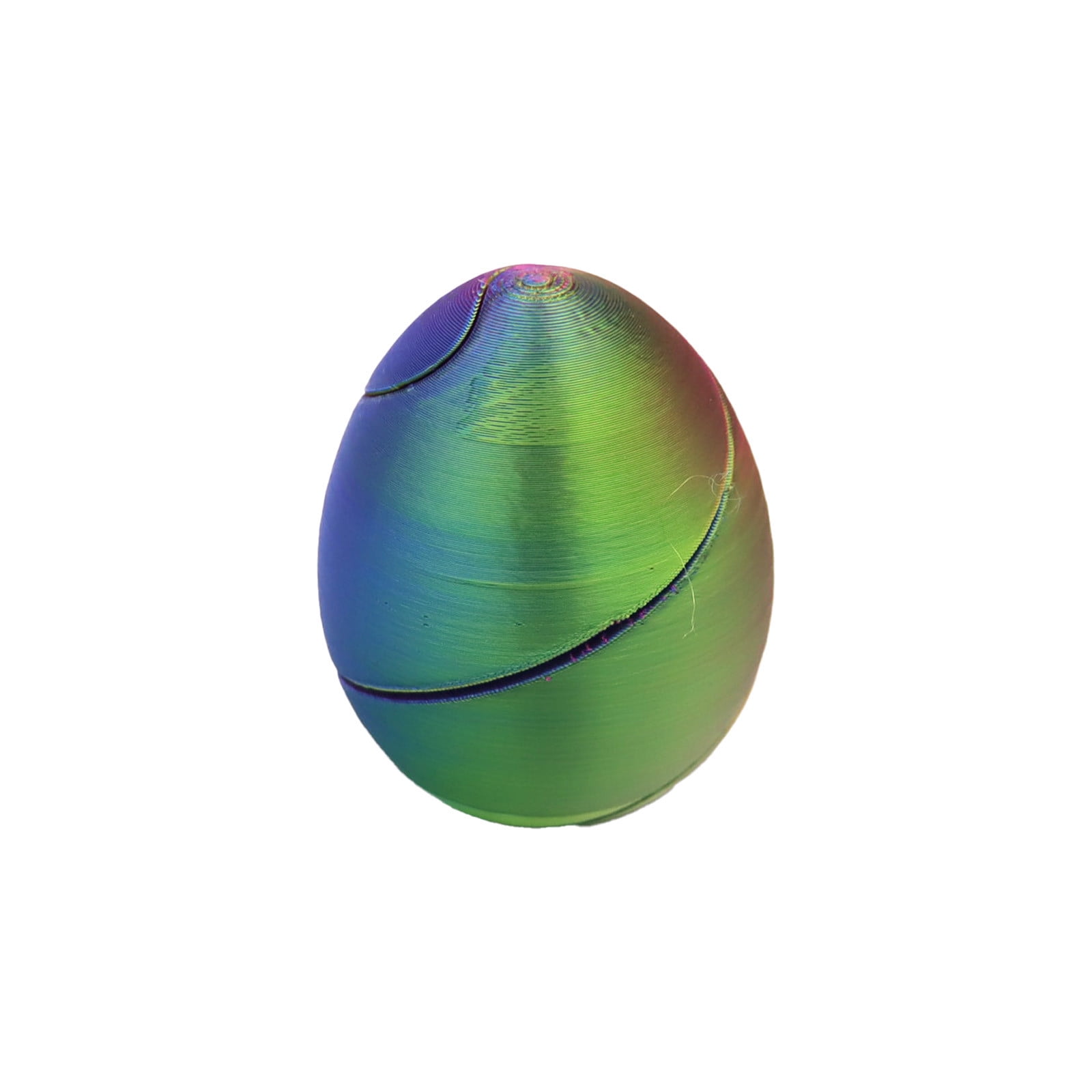 3D Printed Spiral Egg Fidget Toy – Easter Egg for Relaxation, Anxiety ...