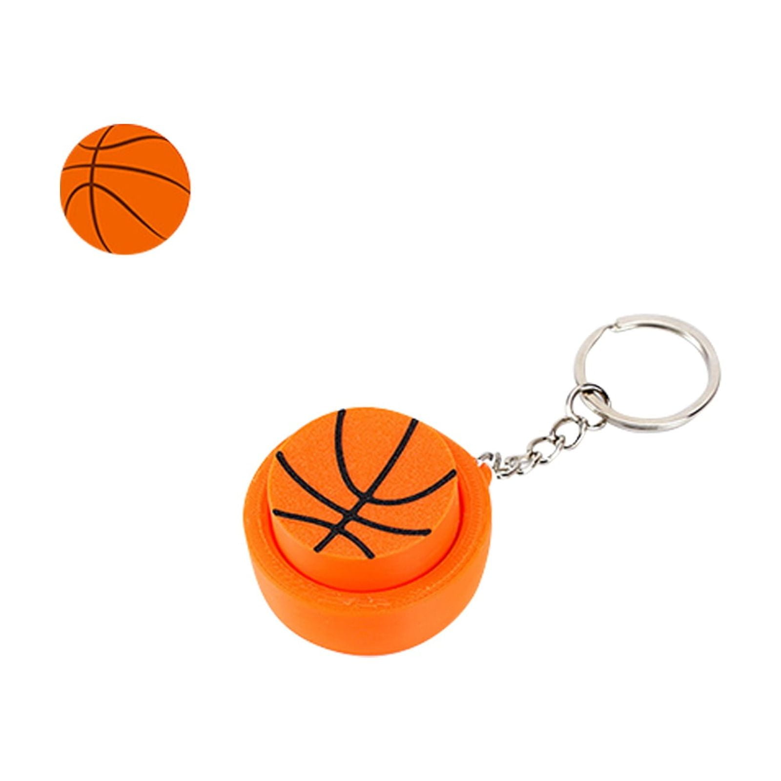 3D Printed Sports Ball Button Keychain Decompression Clicker Accessory ...