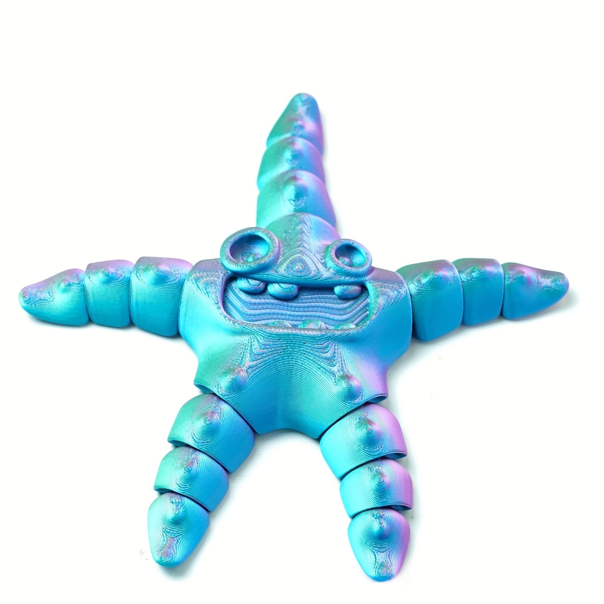 3D Printed Starfish Model,Flexible Animals Toy Statue,Movable Joints ...