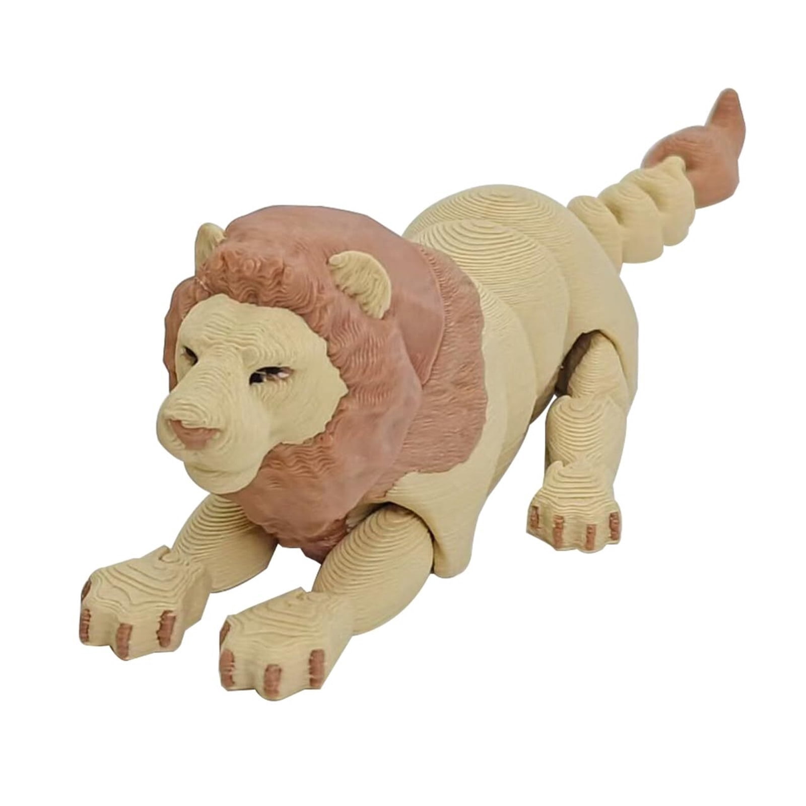 3D Printed Tiger , Cute Print Animals, Printing Flexible Joints Stress ...
