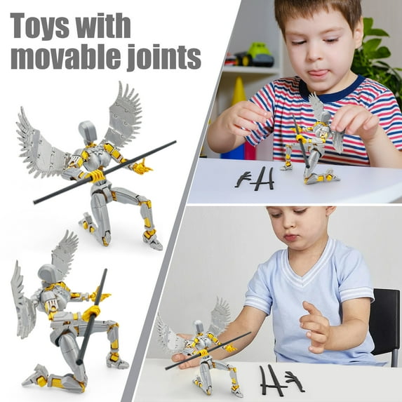 3D Printed Titan Robot Action Figure – Posable Collectible Doll for ...